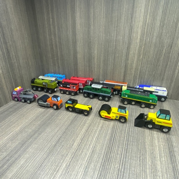 None | Toys | Wooden Train Enginesone Electric Caboose Train Cars 3 ...